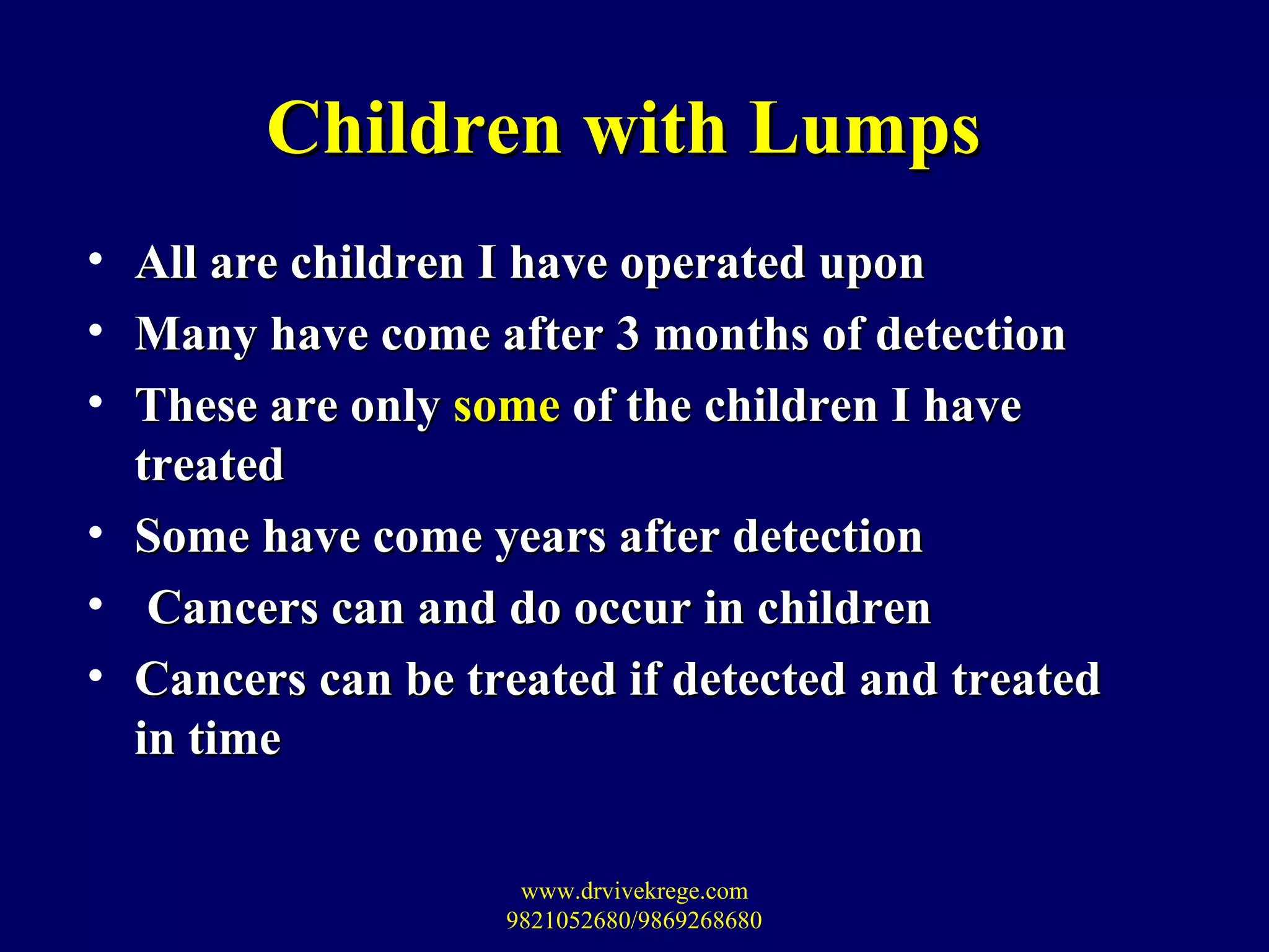 Identifying and Treating Abdominal Lump in Children | PPT