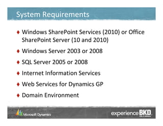 Help Achieve Compliance Objectives with Microsoft Dynamics GP | PPT