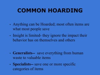 Help and hoarding | PPT