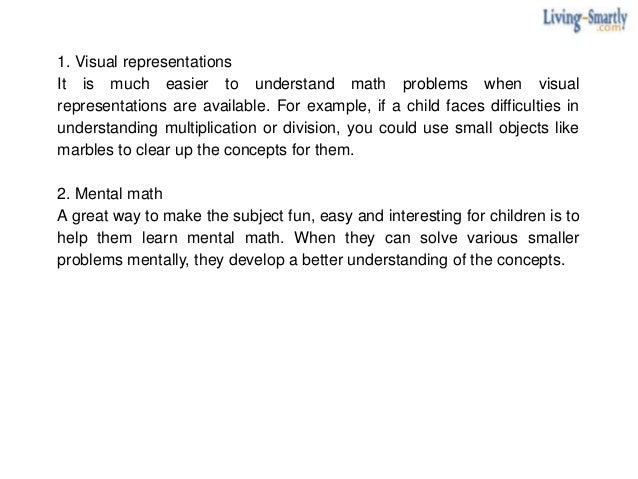 Help Children Overcome Their Fear Of Math? | PPTX