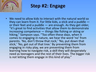 Help children to fall in love with nature | PPTX