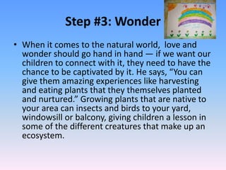 Help children to fall in love with nature | PPTX
