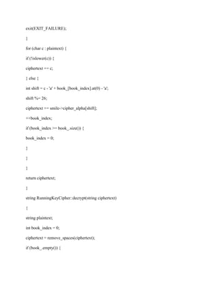Help create the vcipher-h and vcipher-cc files for the vigenere cipher ...