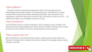 HELP DESK interview questions and answers | PPTX