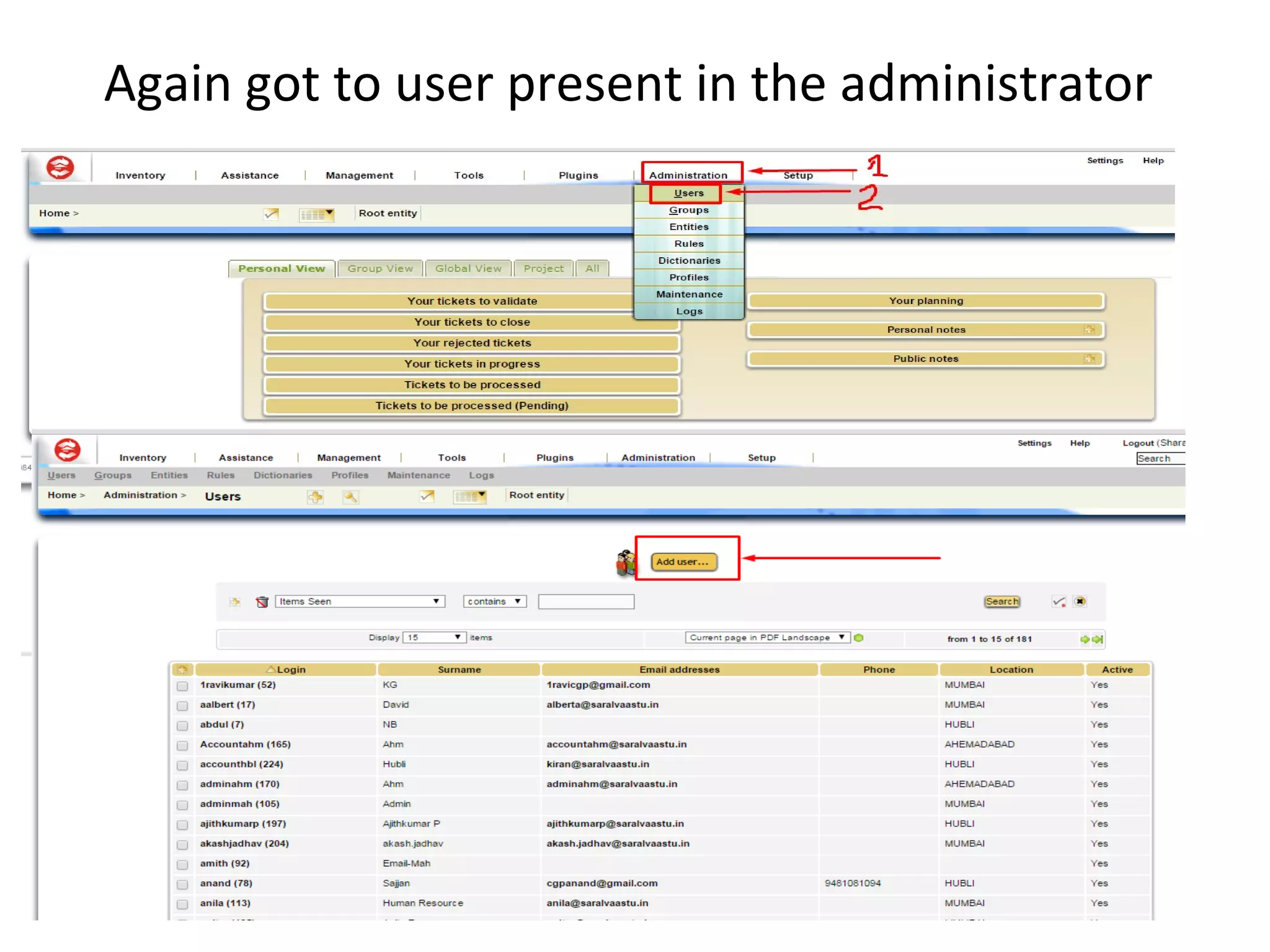 GLPI - Help desk administrator access | PPT