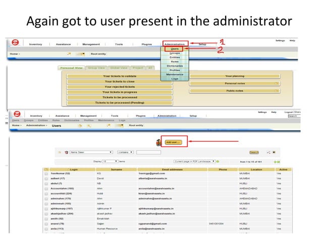 GLPI - Help desk administrator access | PPT
