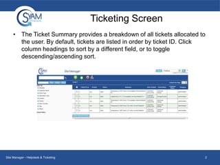 Helpdesk and ticketing | PPTX