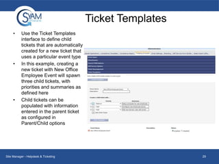 Helpdesk and ticketing | PPTX