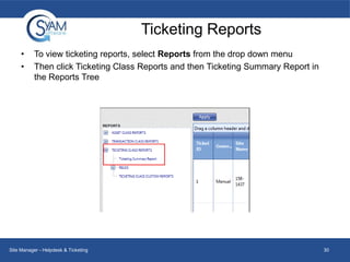 Helpdesk and ticketing | PPTX