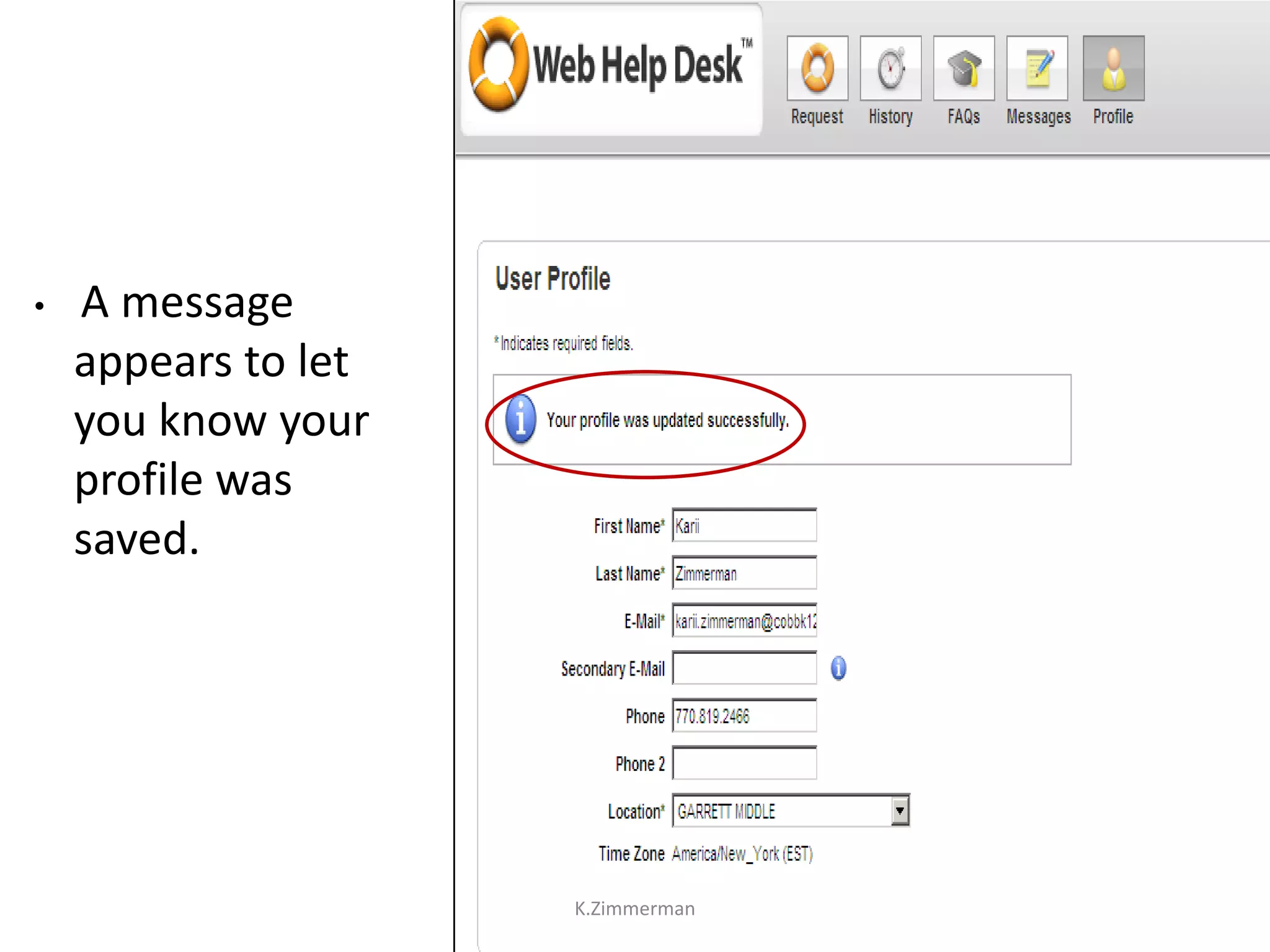 Help desk assistant_12 14 2012 | PPTX