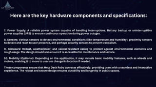 Help desk robot (Artificial Intelligence) | PPT