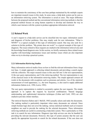 Help desk system report | PDF