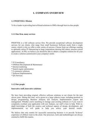 Help desk system report | PDF