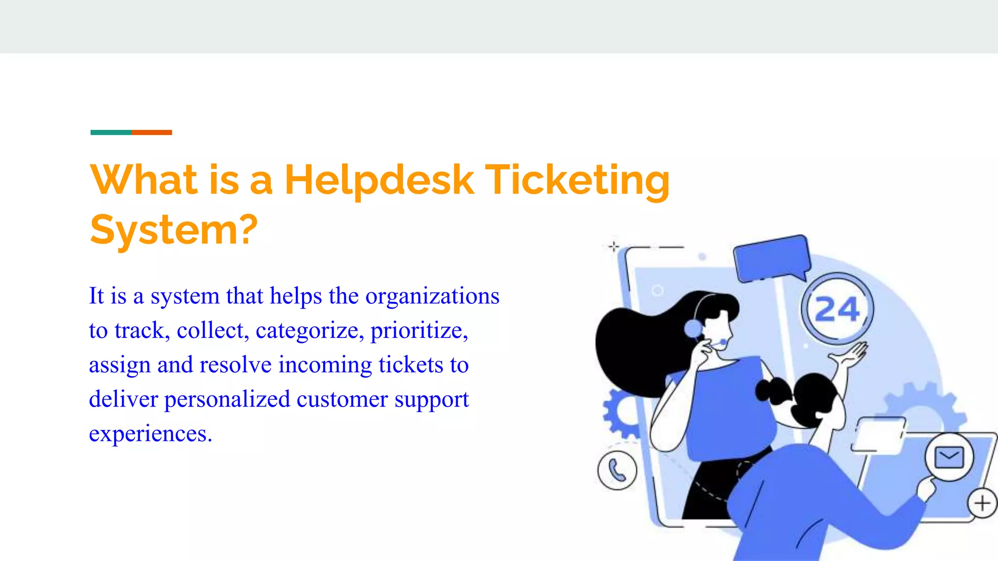 Helpdesk ticketing system | PPTX