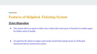 Helpdesk ticketing system | PPTX