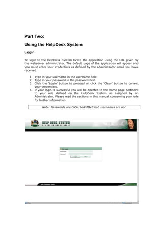 HelpDesk Training Manual | DOCX