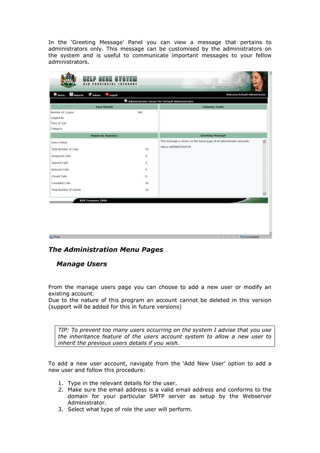 HelpDesk Training Manual | DOCX