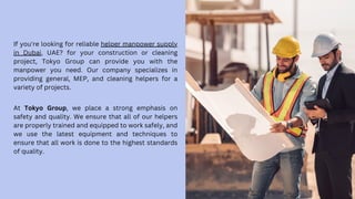 Helper Manpower Supply in Dubai, UAE | PDF