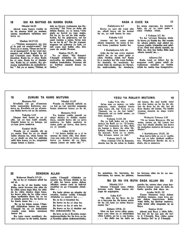 Help from above hausa | PDF