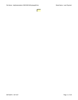 Helpful calculators | PPT