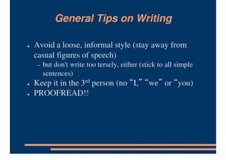 Helpful Hints For Writing Case Studies | PPT