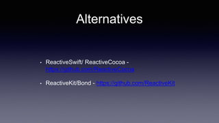 A Helpful Introduction to RxSwift | PPT