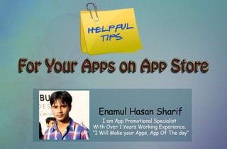 Helpful tips for apps | PPTX