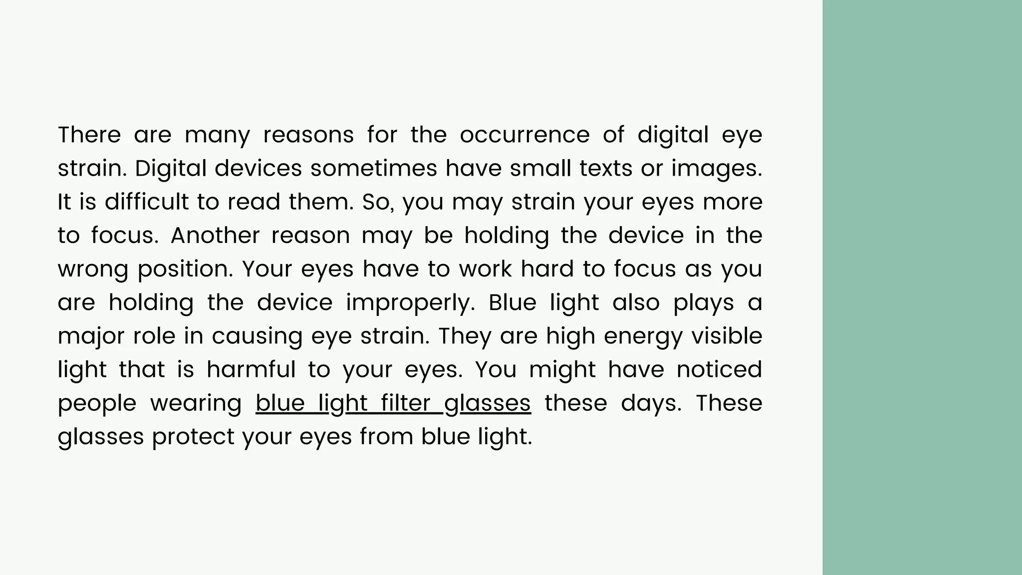 Helpful tips for getting relief from digital eye strain | PPT