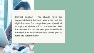 Helpful tips for getting relief from digital eye strain | PPT