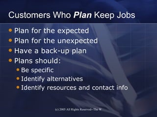 Helping Them Keep the Job | PPT
