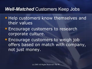 Helping Them Keep the Job | PPT