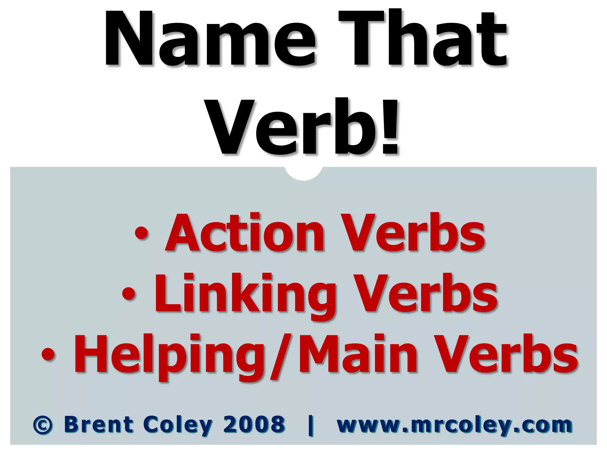 Helping verbs-power point | PDF