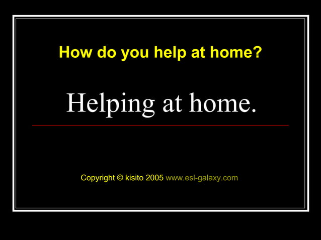 Helping at home | PPT | Bath and Shower | Personal Care