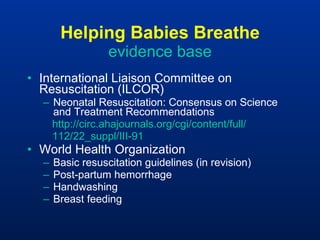Helping Babies Breathe | PPT