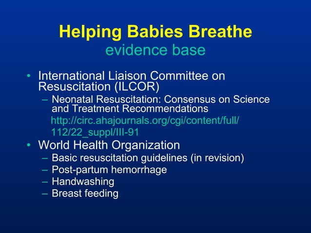 Helping Babies Breathe | PPT | Parenting Babies and Toddlers | Parenting