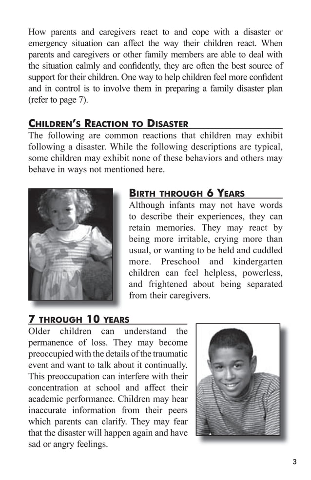 Helping Children Cope With Disaster | PDF