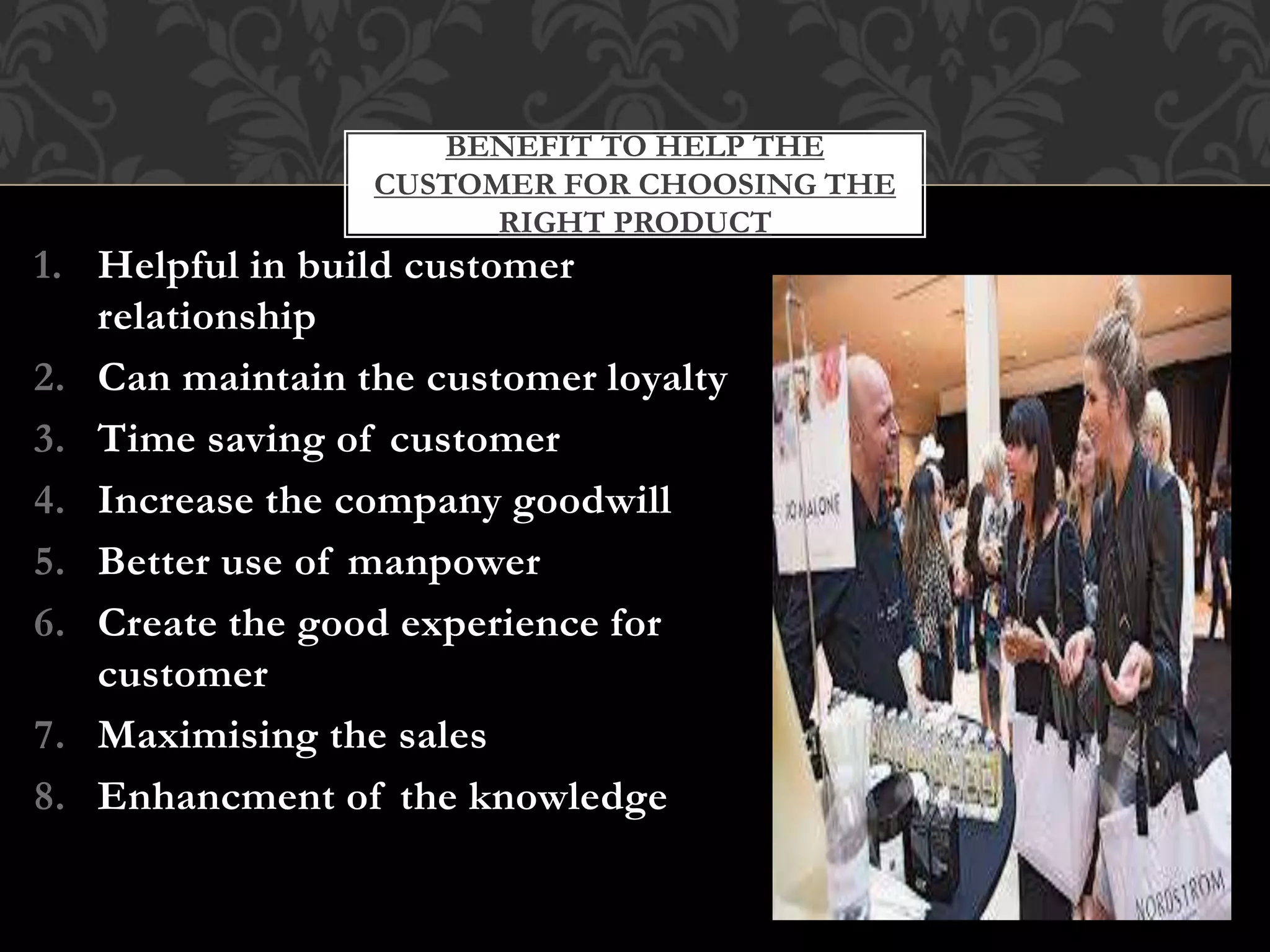 Helping customers choose right products | PPTX