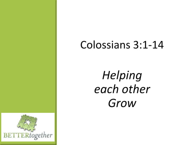 Helping each other grow | PPT