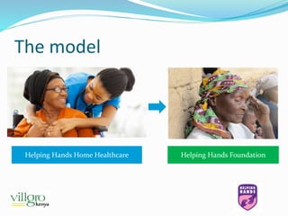 Helping hands presentation villgro kenya | PPTX