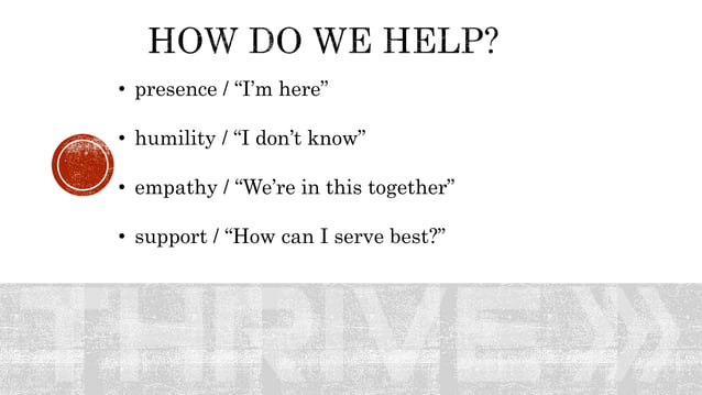 Helping hurting kids | PPT