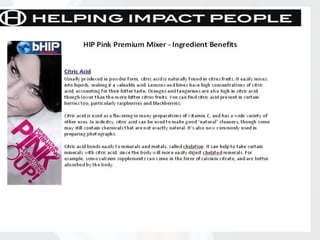 Helping impact people (hip) pink | PPT