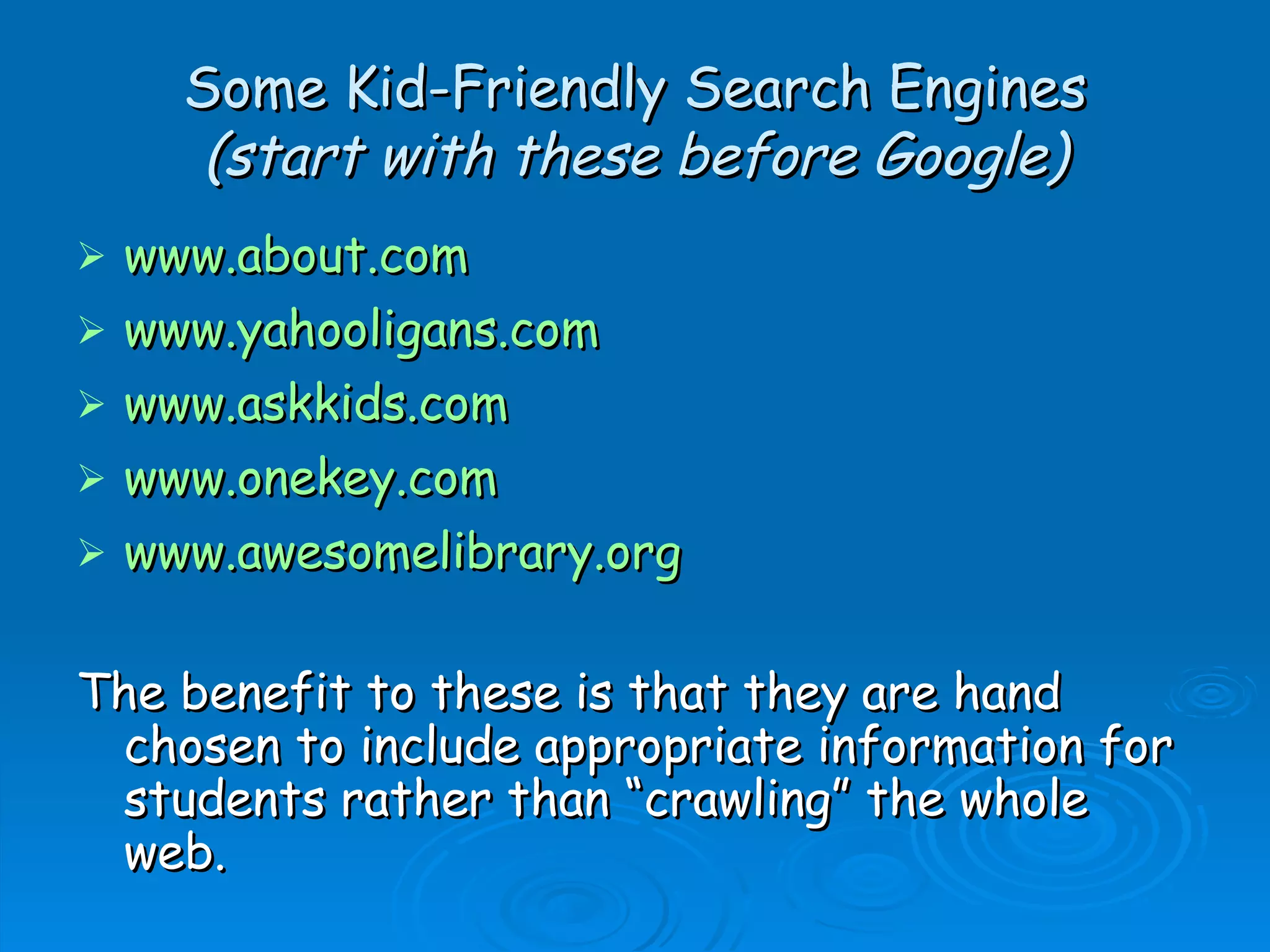 Helping kids learn through research | PPT