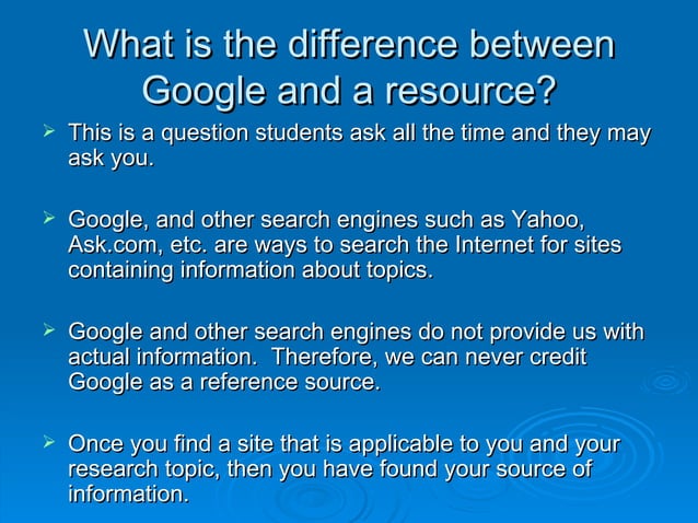 Helping kids learn through research | PPT