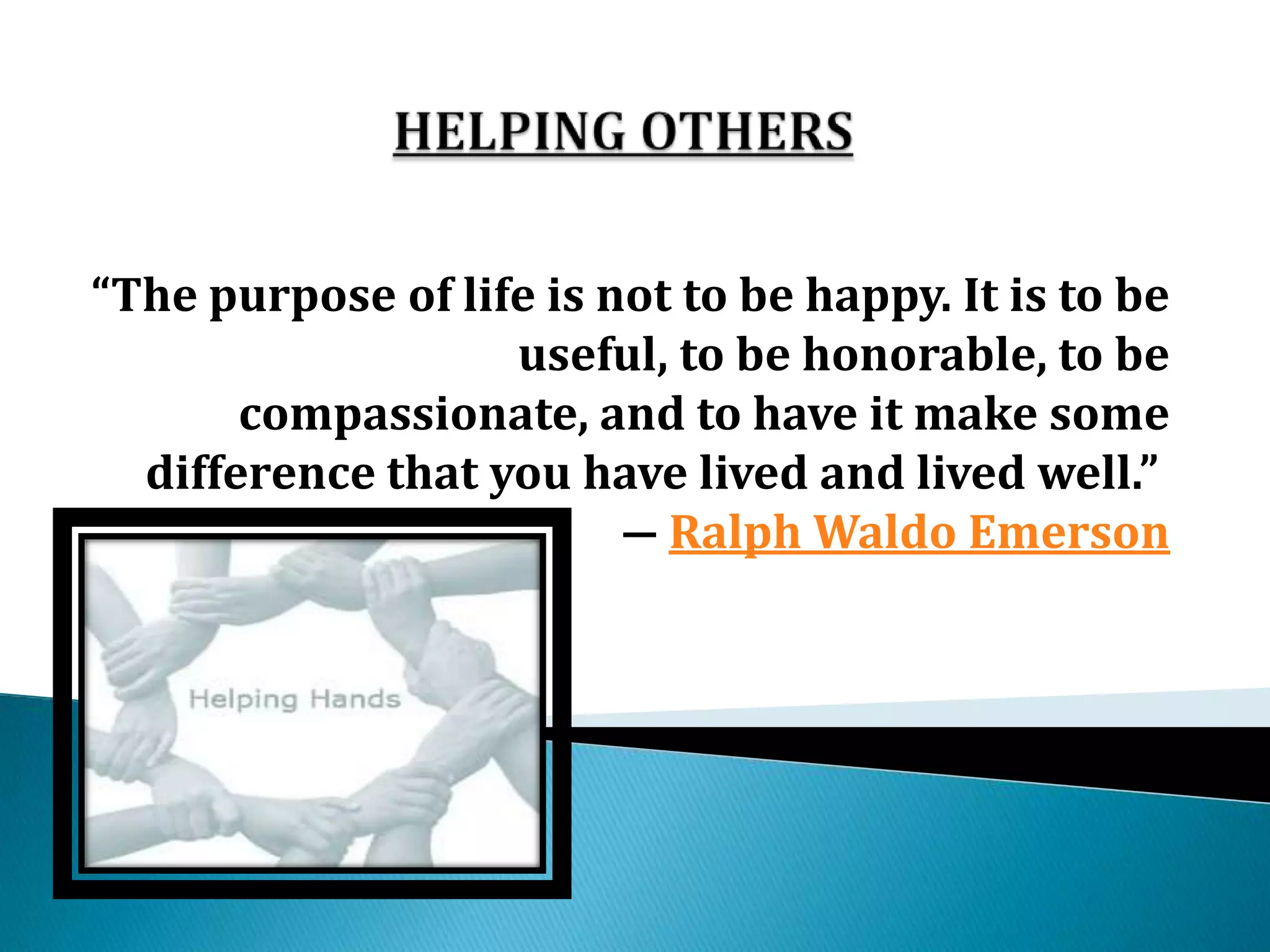 Helping others | PPTX