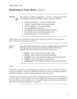 Helping others learn | PDF