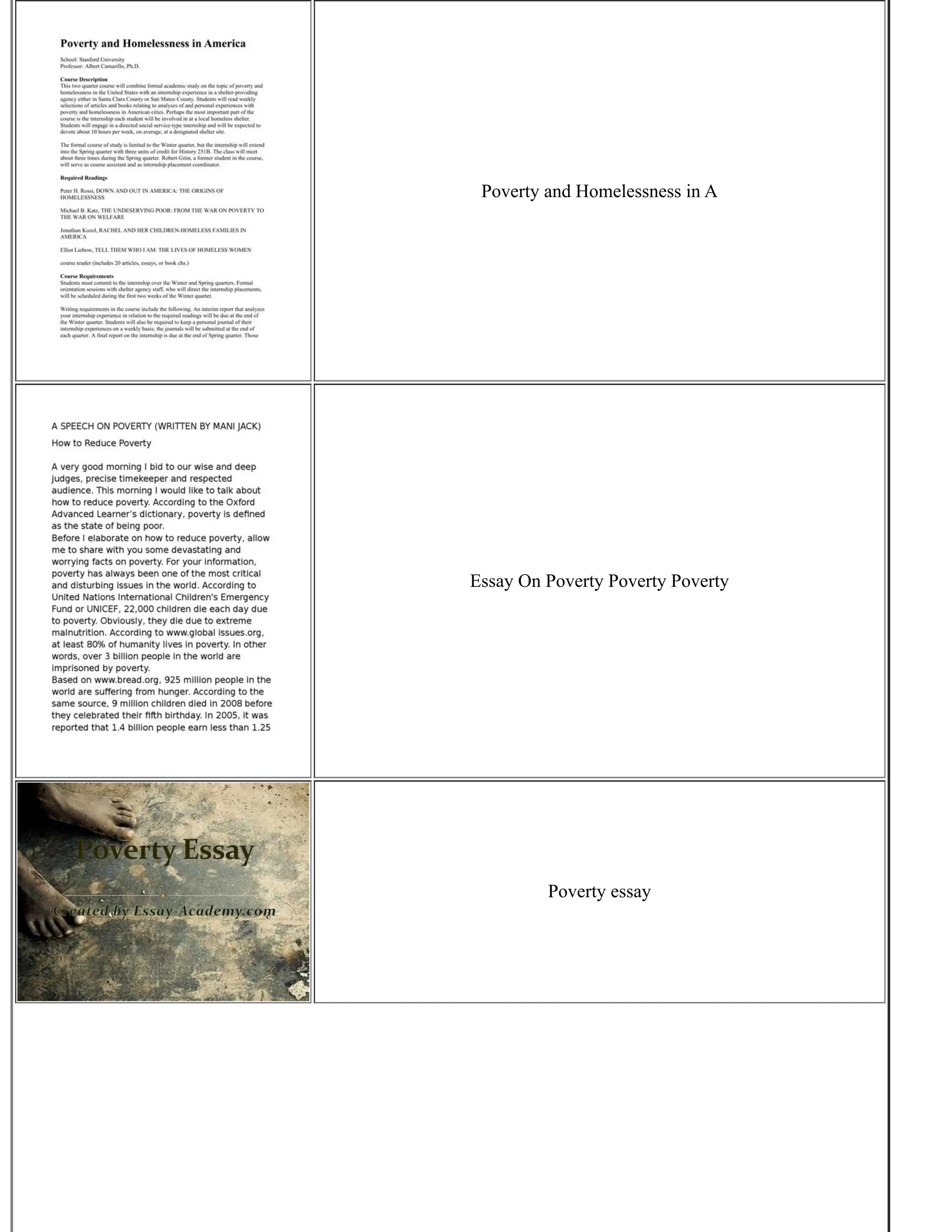 Helping Poor People Essay | PDF