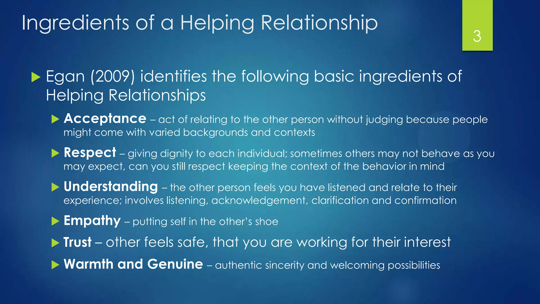 Helping Relationship Pptx