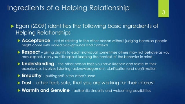 Helping relationship