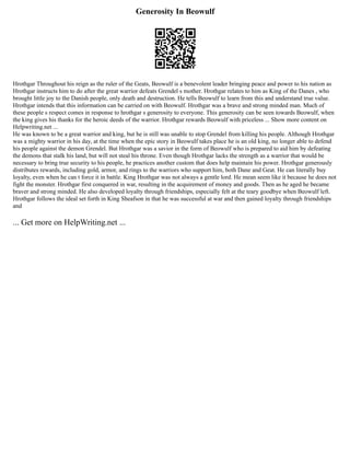 Helping The Poor Essay. Helping Th | PDF