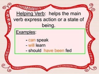 Helping verbs | PPT